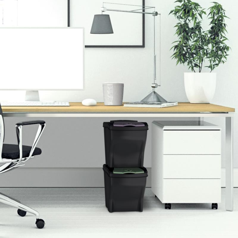 POKER OFFICE SET 2x20Lt DUSTBIN, Dustbins | BamaGroup